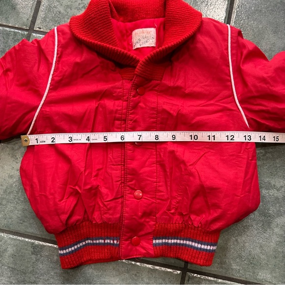 healthtex | Jackets & Coats | Vtg 8s Retro Bright Red Healthtex Puffer ...